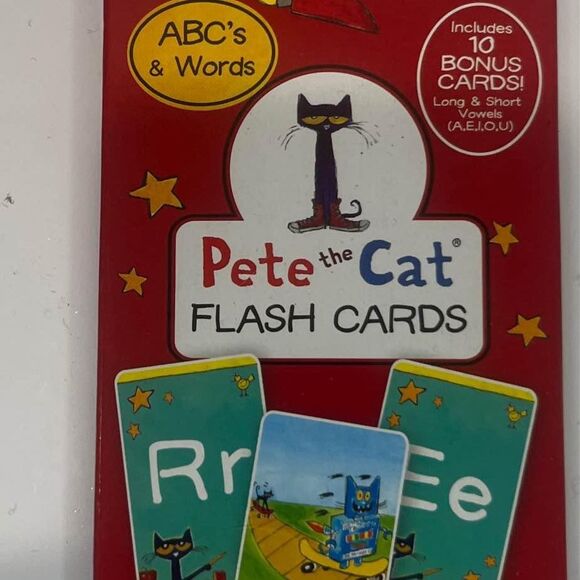 Toys | Pete The Cat Alphabet And Word Flash Cards | Poshmark